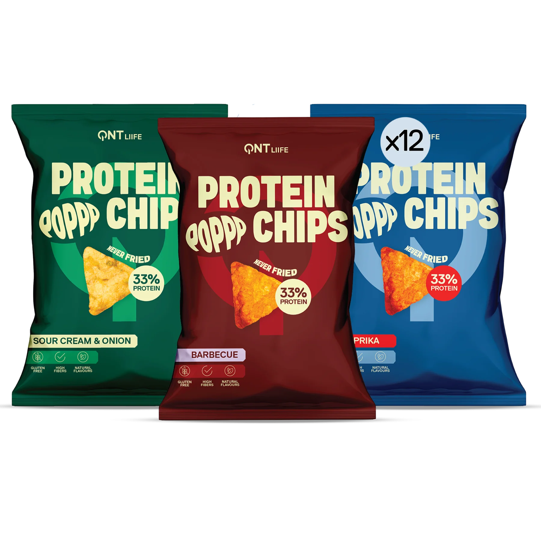 Power Up Your Snack Game with QNT Protein Chips - Buy Now!