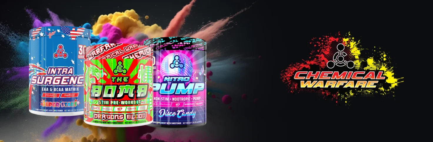 Chemical Warfare Supplements UK | The Bomb & Nitro-Pump